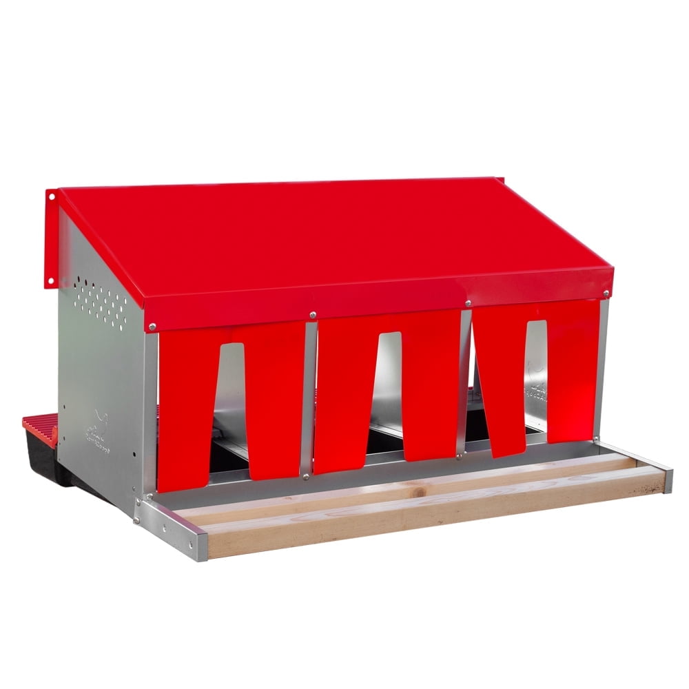 RentACoop Roll-Out Reversible Nesting Box Suite (3 Compartment) for ...