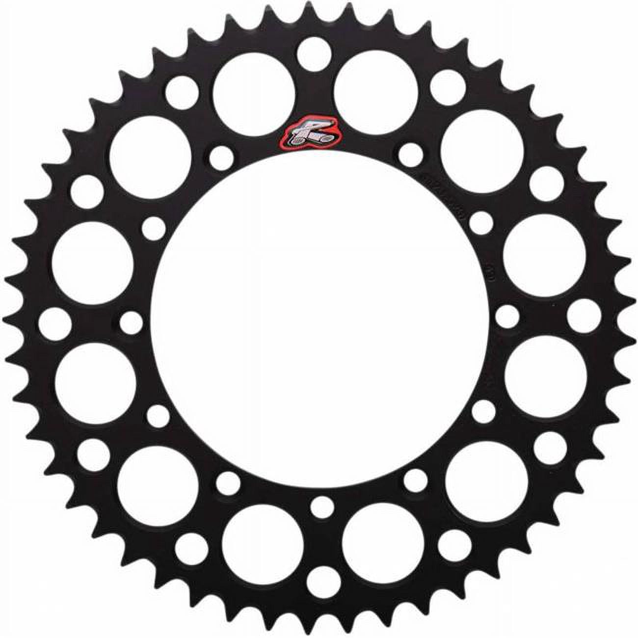 Renthal 112U-520-49GEBK Ultralight Black 49 Tooth Rear Sprocket ...