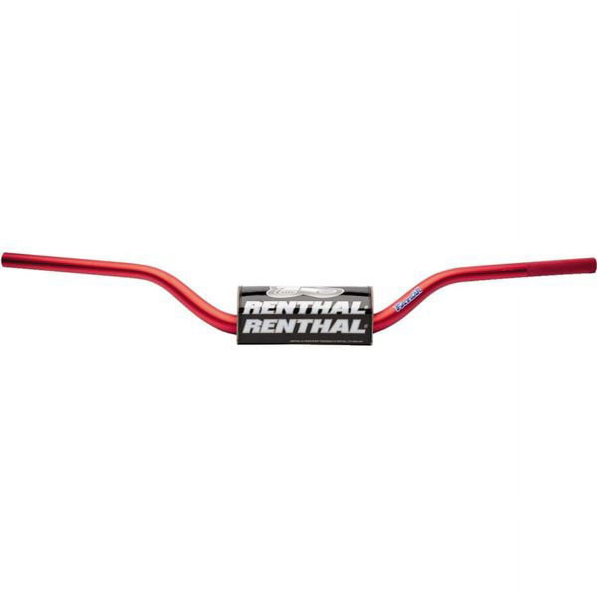Renthal Fatbar 609 RC High Red Handlebar (609-01-RD) - Walmart.com