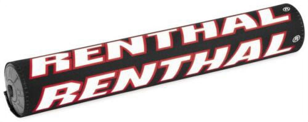 Renthal 12" SX Vintage Black/White/Red Round Crossbar Pad (P314 ...