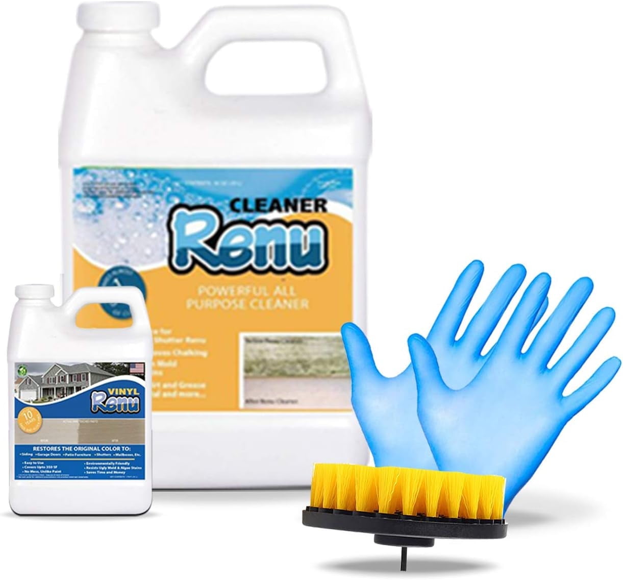 Renu Cleaner Concentrate Whole House Kit - Heavy Duty Cleaner, Removes ...