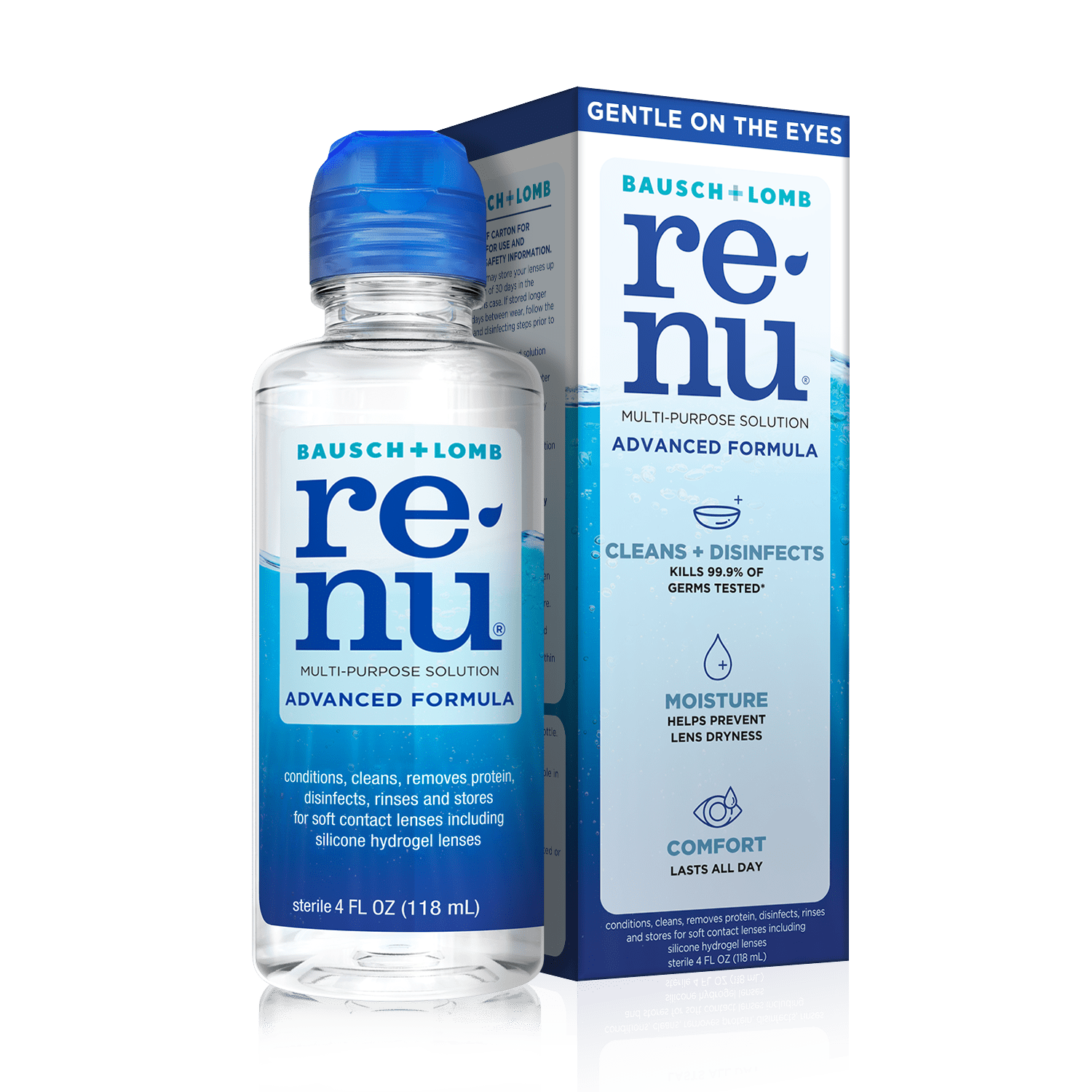 Renu Contact Lens Solution, Advanced Formula Triple Disinfectant ...