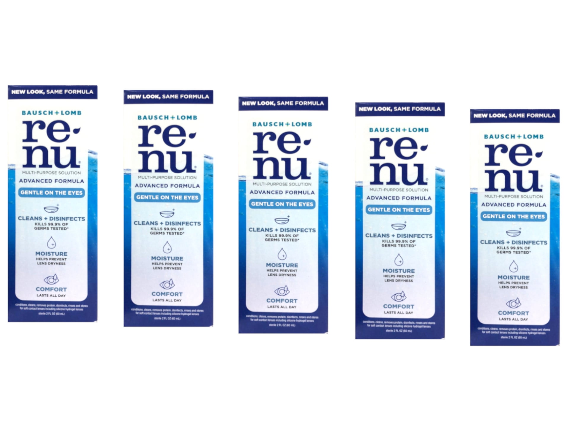 Renu Contact solution, Advanced Triple Disinfectant Formula 2 fl oz - 5 ...