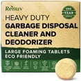 Renuv Garbage Disposal Cleaner and Deodorizer Tablets Heavy Duty Eco ...