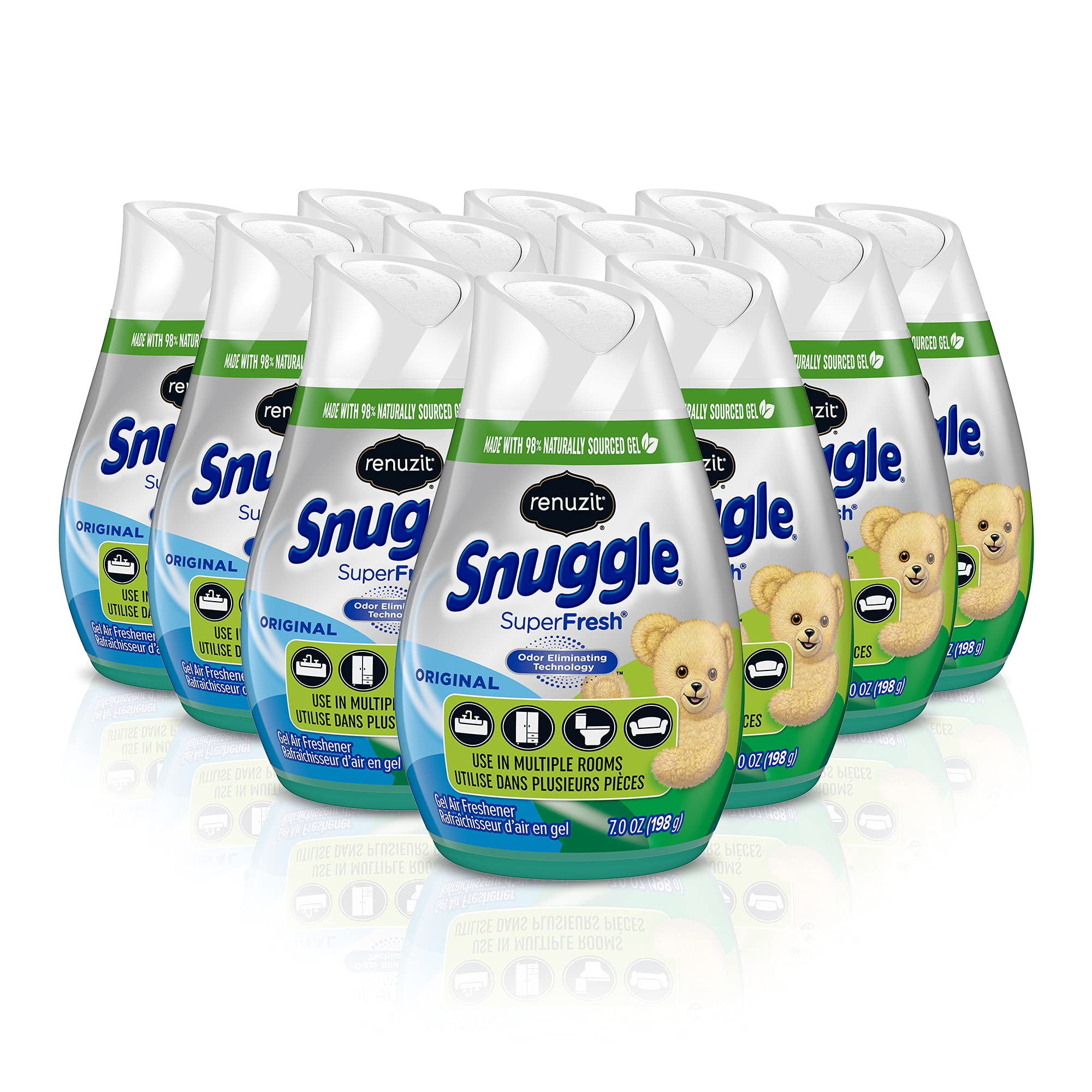 Renuzit Adjustable Gel Air Freshener, SuperFresh Original Scent, 12 ...