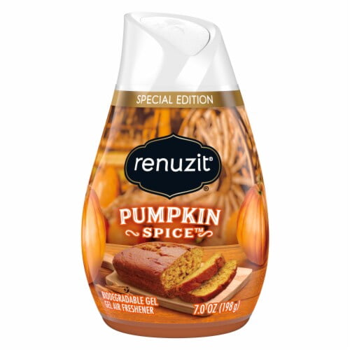 Renuzit Air Freshener Biodegradable Gel 7oz Pumpkin Spice Pack of 3 ...