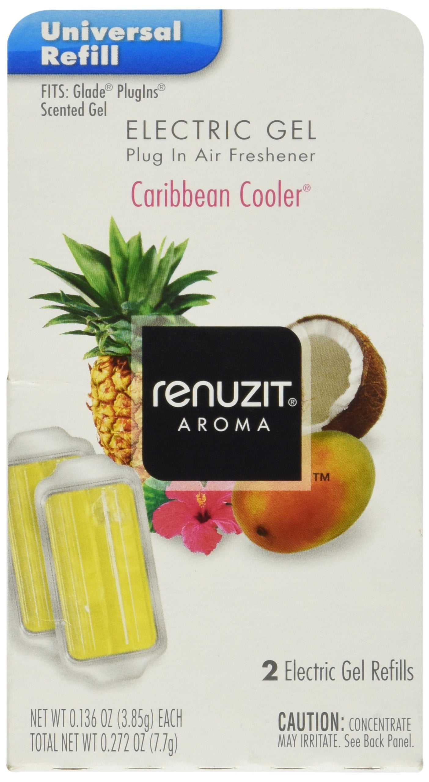 Renuzit Gel Electric Caribbean Cooler.27 Ounce - Walmart.com