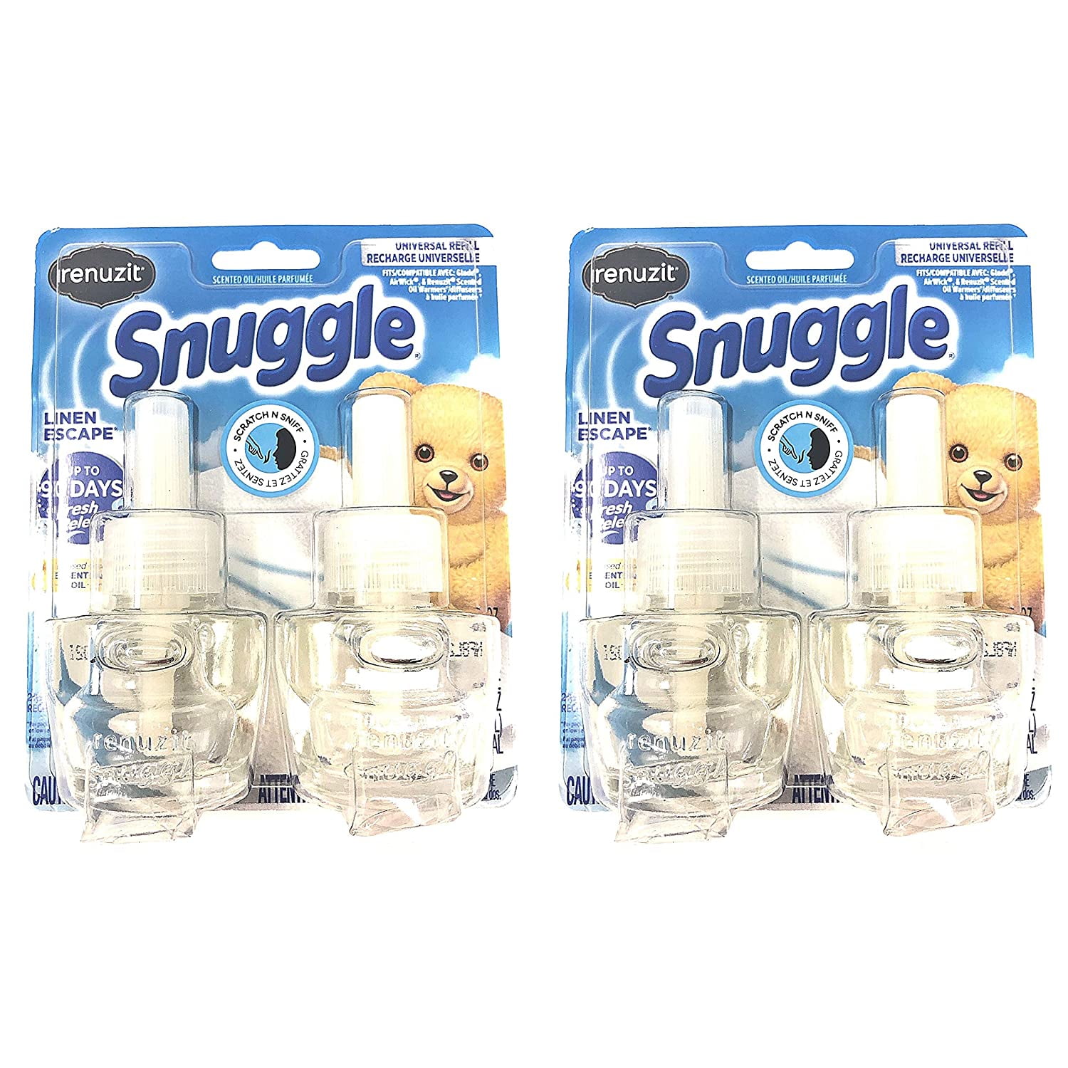 Renuzit Snuggle 2 Count Scented Oil Refill for Plugin Air Fresheners ...