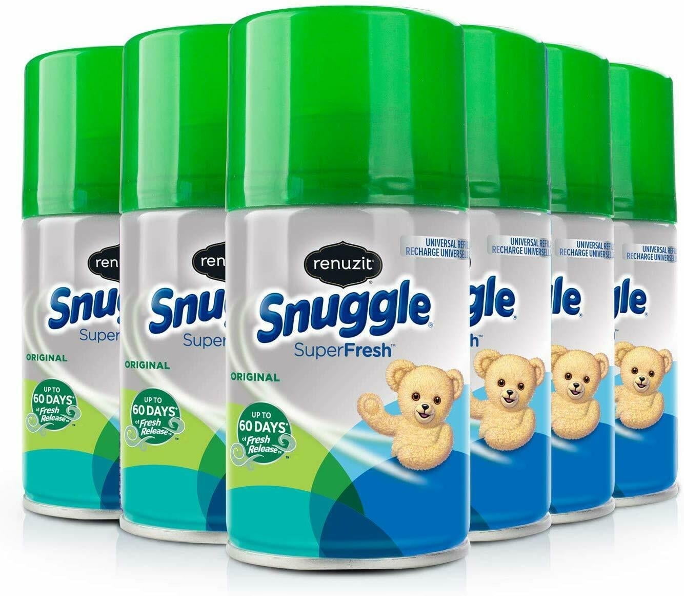 Renuzit Snuggle Super Fresh Automatic Spray Refill, Original, 6.17 ...