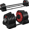 Renwick 2-in-1 Quick-Adjustable Dumbbell Weight Set with Anti-Slip ...