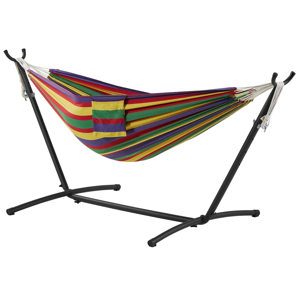Topbuy Outdoor Portable Folding Hammock with Free standing Frame& Carry ...