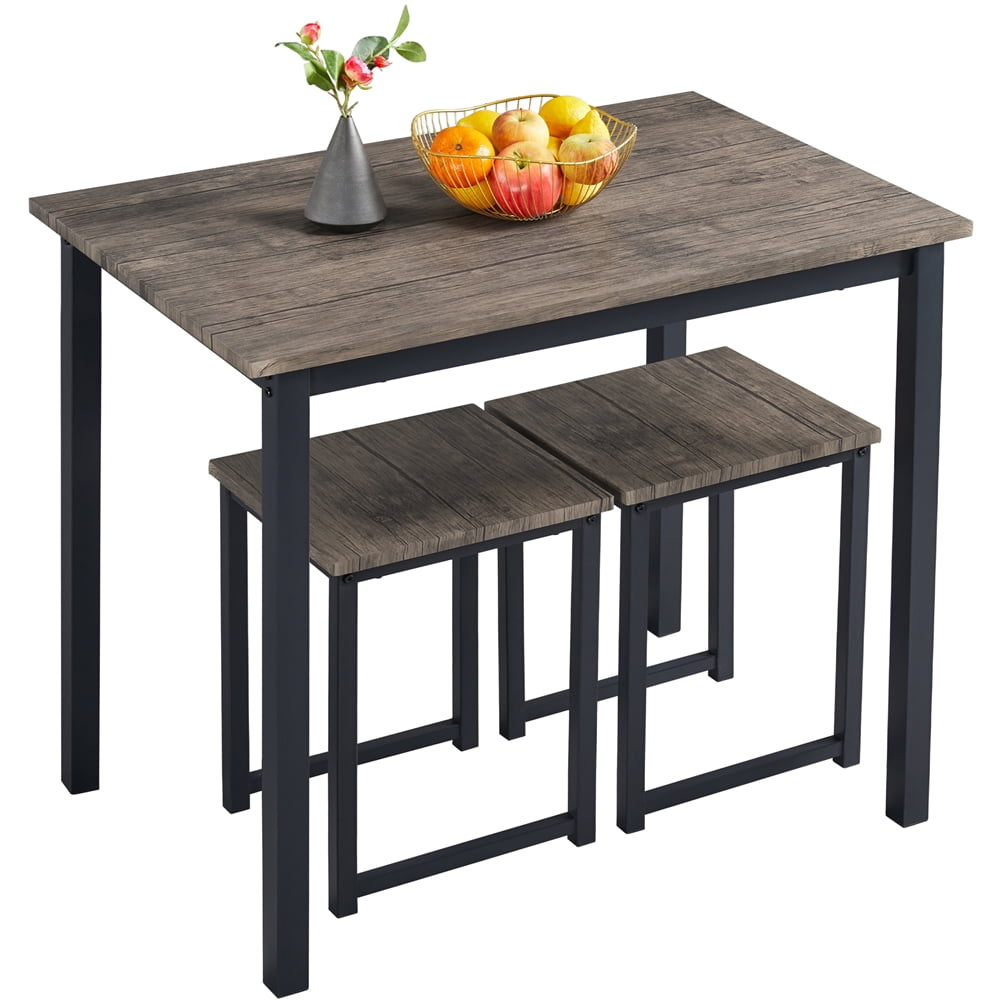 Free Shipping! Renwick 3-Piece Dining Set with Table & 2 Backless ...
