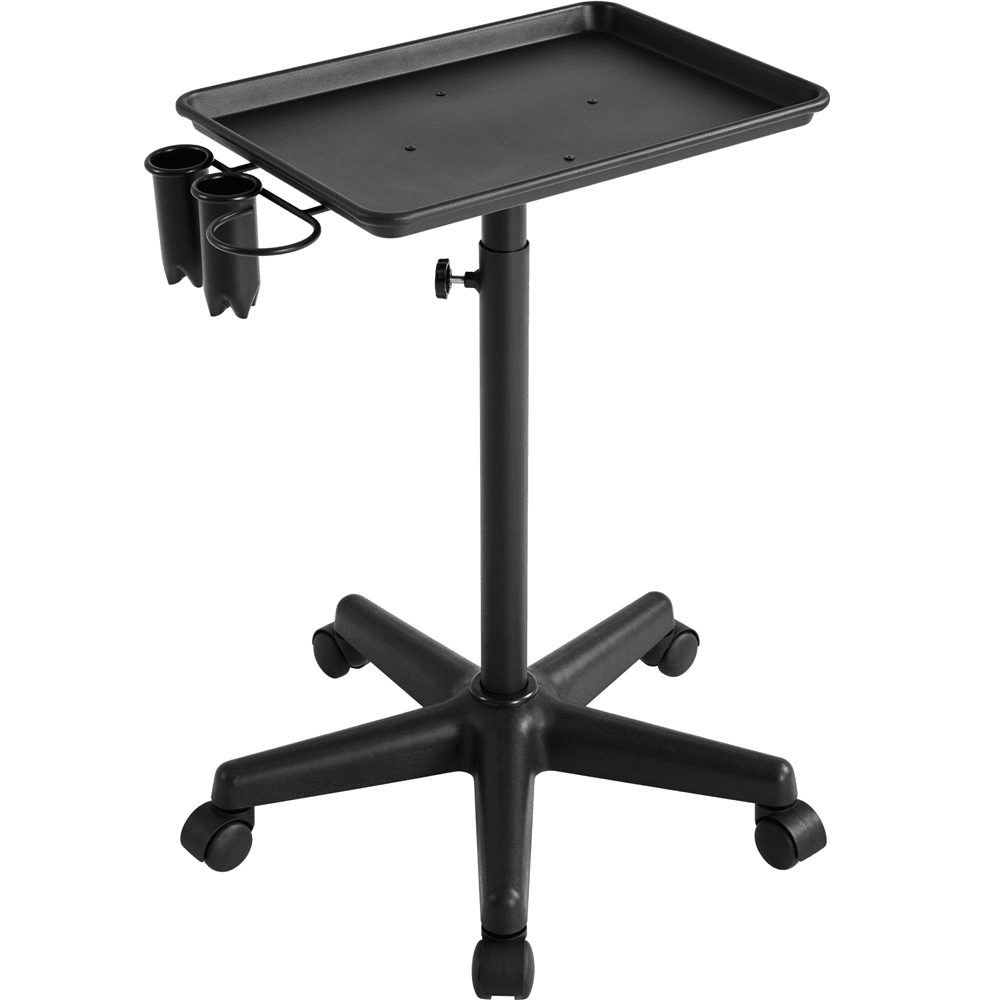 Renwick Professional Rolling Trolley Cart Mobile Storage Tray, Black ...