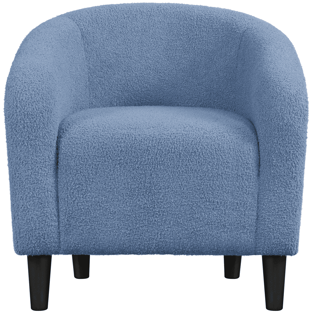 Renwick Set of 2 Boucle Upholstered Club Chair, Blue - Walmart.com