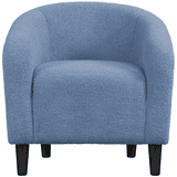 Renwick Set of 2 Boucle Upholstered Club Chair, Blue - Walmart.com
