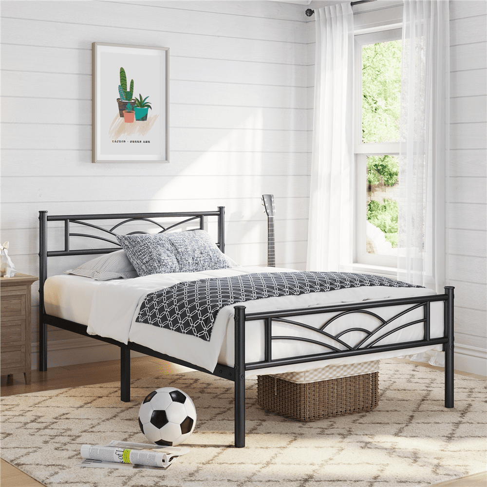 Free Shipping! Renwick Skylar Cloud-Inspired Design Metal Bed, Twin ...