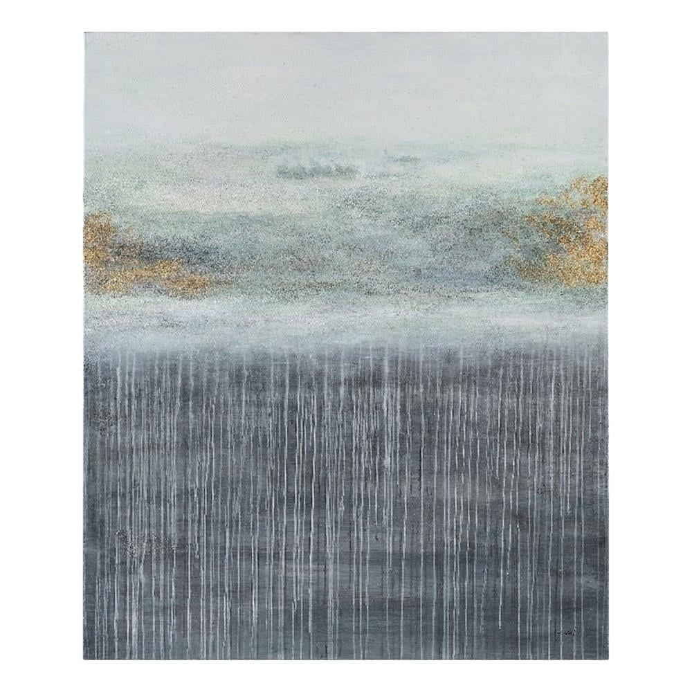 Renwil Cavendish 60x50" Modern Cotton Hanging Wall Canvas Art in Multi ...