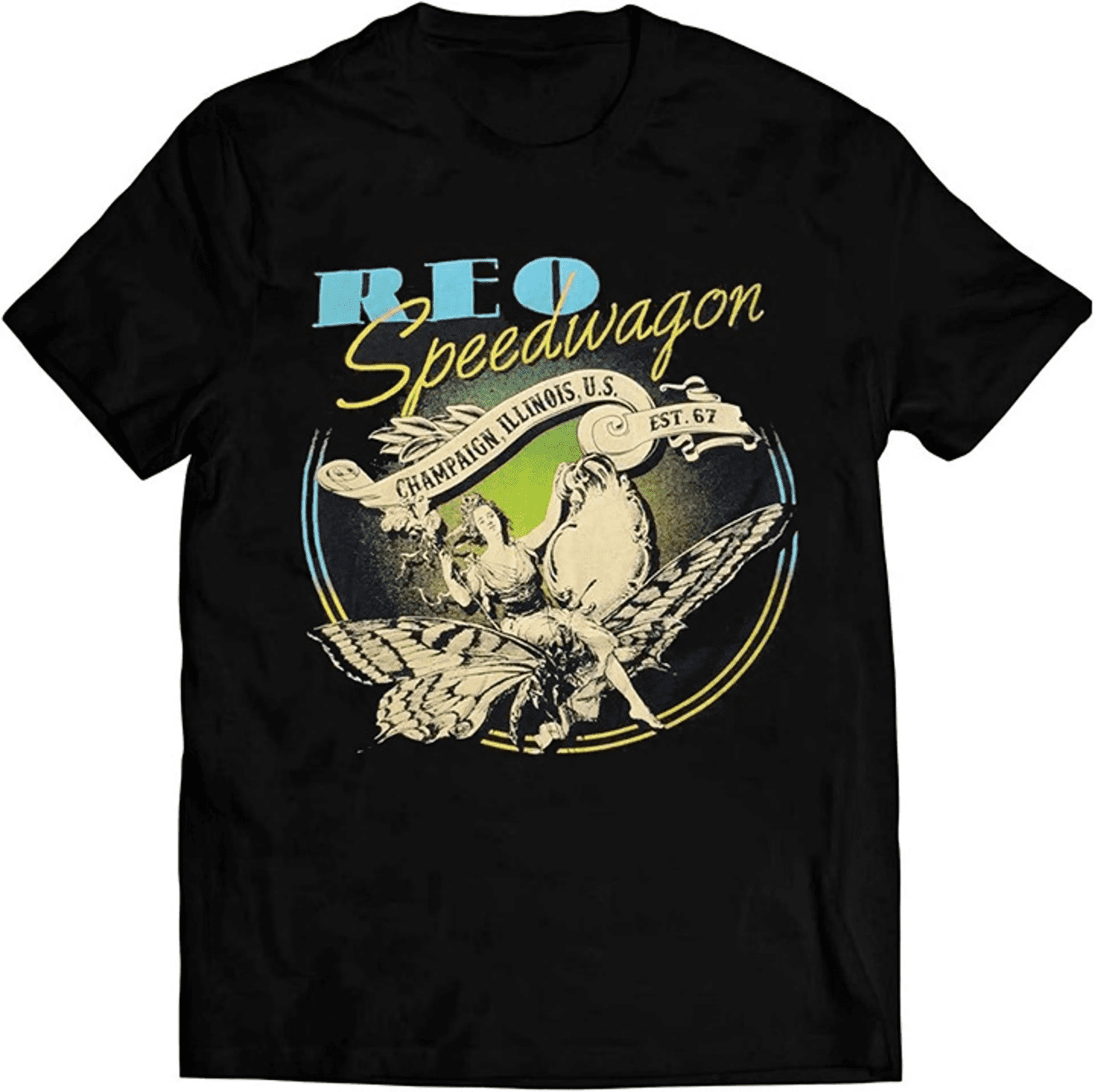 Reo Speedwagon Black Unisex Gift fans all size Shirt AC197 - Walmart.com