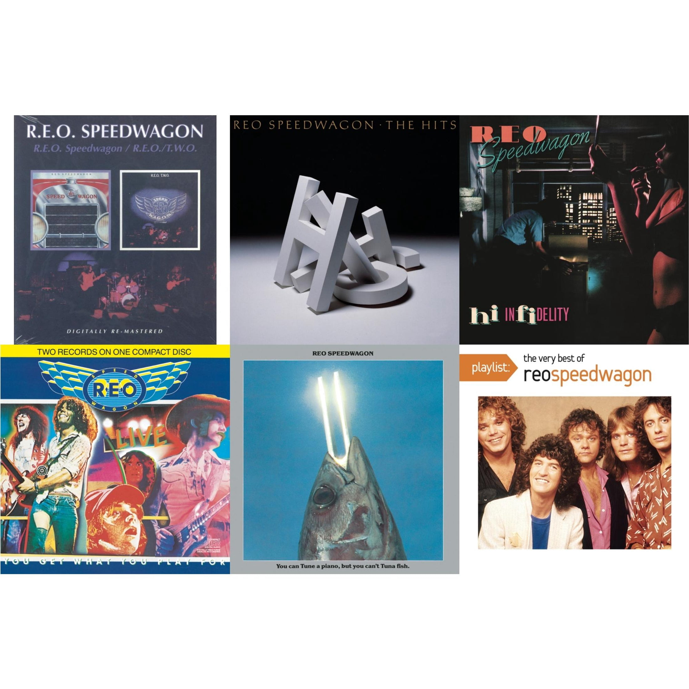 Reo Speedwagon / Reo 2 (Remastered) & Hits & Hi Infidelity & Live: You ...