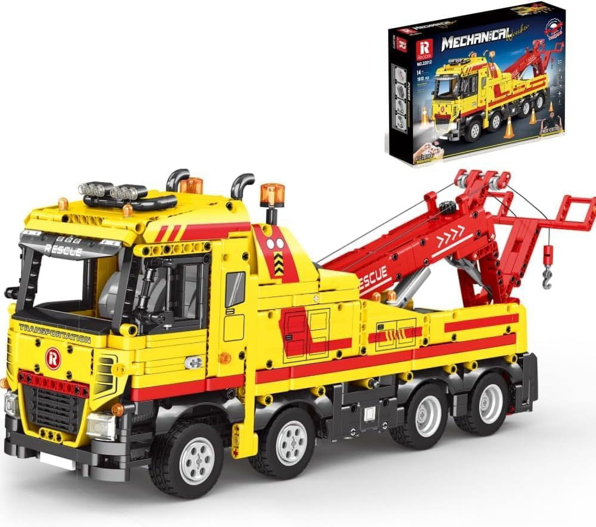 Reobrix Tow Truck Building Set, Car Toy Model Replica, Car Building Set ...