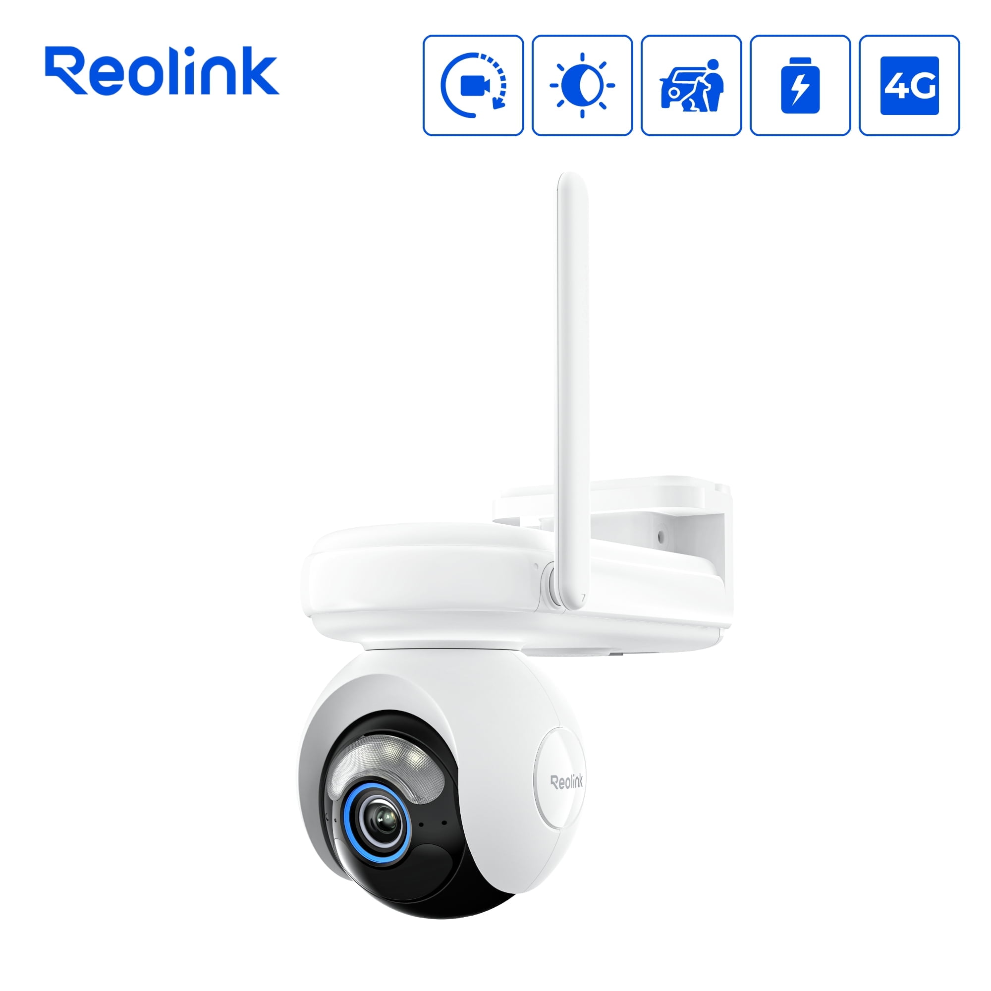 Reolink 2K 4G LTE 360° PT Auto-Tracking Security Camera 20000mAh ...