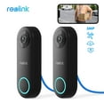 Reolink Outdoor Waterproof 2pcs Doorbell(PoE Version) 5MP IP Security ...