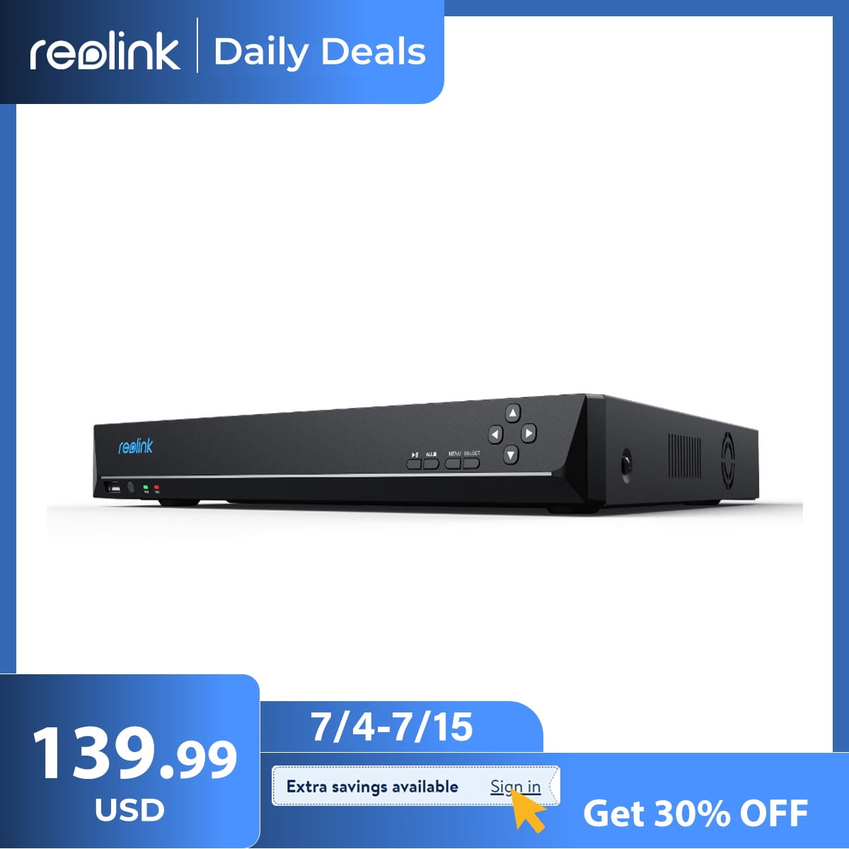 Reolink 36 Channel 12MP PoE NVR Surveillance DVR Home Security System ...