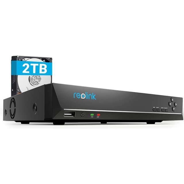 Reolink 4K 8CH Video Surveillance Home Security PoE NVR, Pre-Installed ...