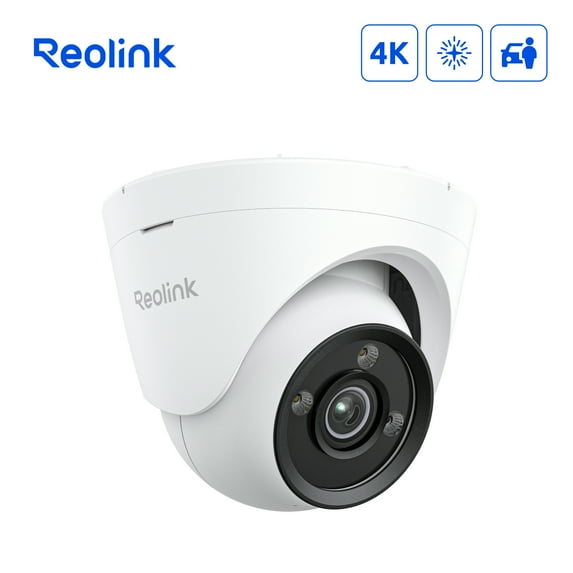 Reolink 4K 8MP Dome PoE IP Camera Color Night Vision F1 Super Aperture ...