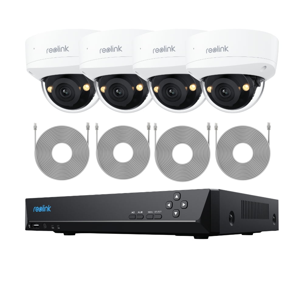 Reolink 4K HD PoE Security Camera System, 8pcs 8MP Person/Vehicle ...