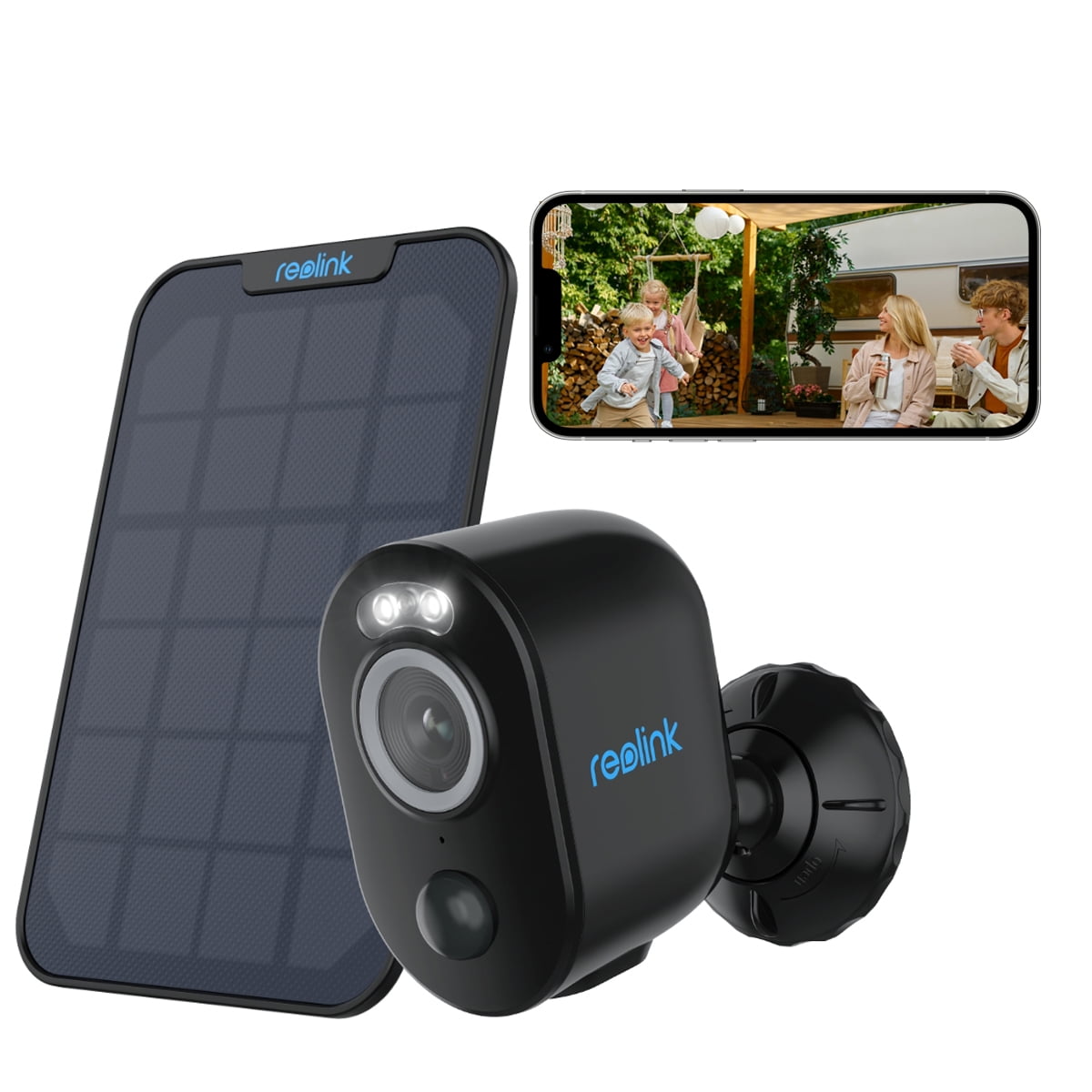 Reolink 5MP Wireless Security Camera with Solar Panel, Night Vision ...