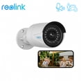 Reolink 5MP PoE Bullet Home Surveillance Camera, Smart Alert, Remote ...