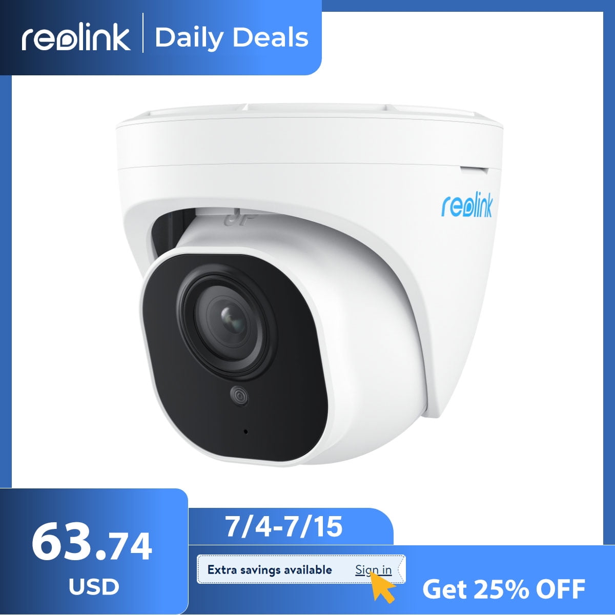 Reolink 8MP Outdoor Security POE Camera, Smart Human/Vehicle Detection ...
