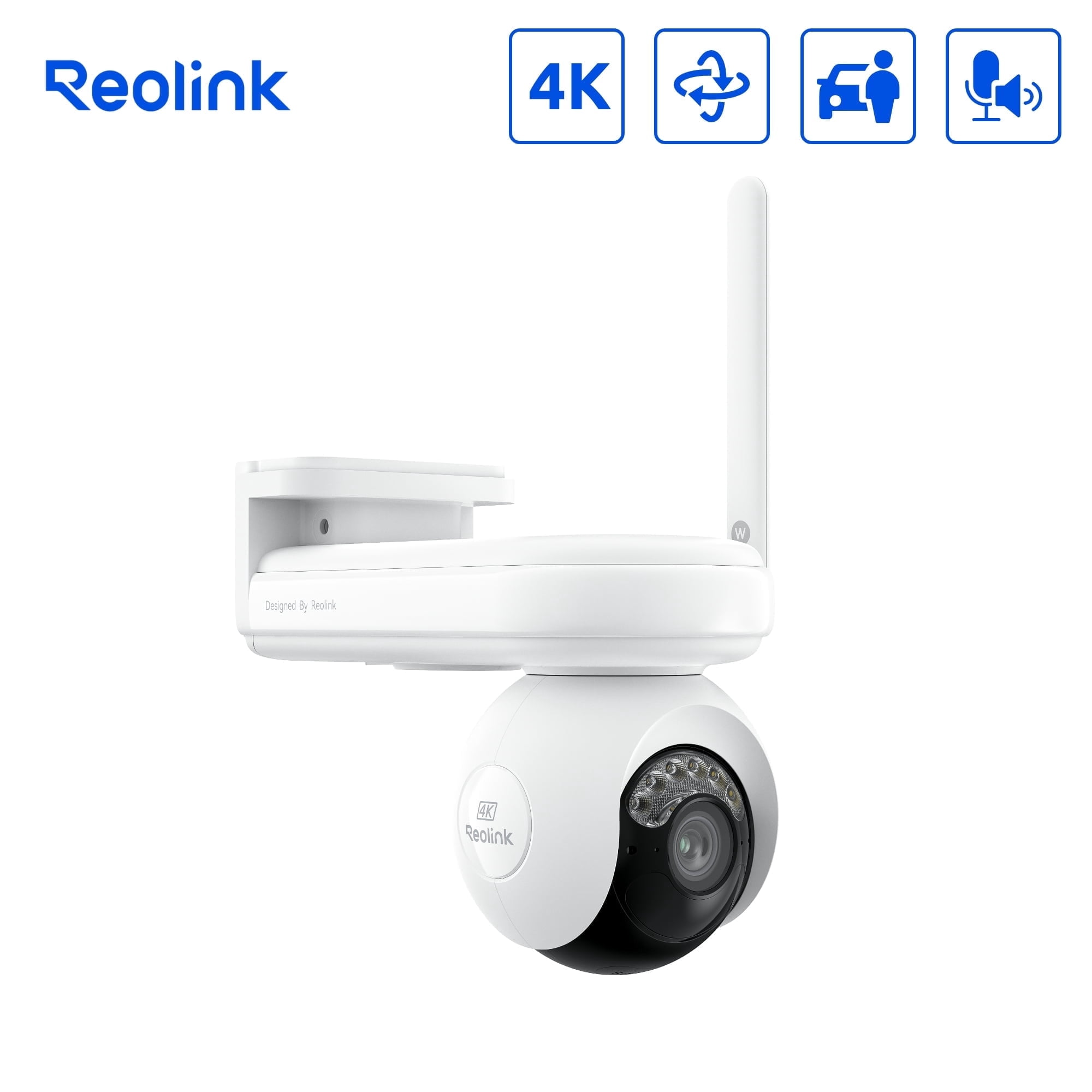 Reolink Altas PT Ultra 4K Wireless Security Camera, 360Â° View, Color ...