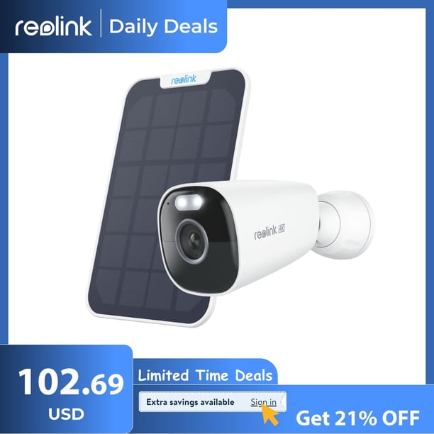 Reolink Argus 4K 8MP Eco Ultra Battery Security Wifi Camera Smart ...