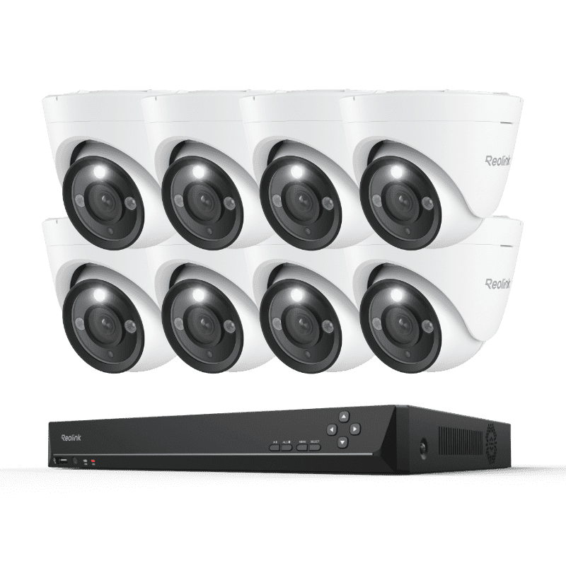 Reolink 16CH 12MP PoE Security Camera System, 8 Cameras, Person ...