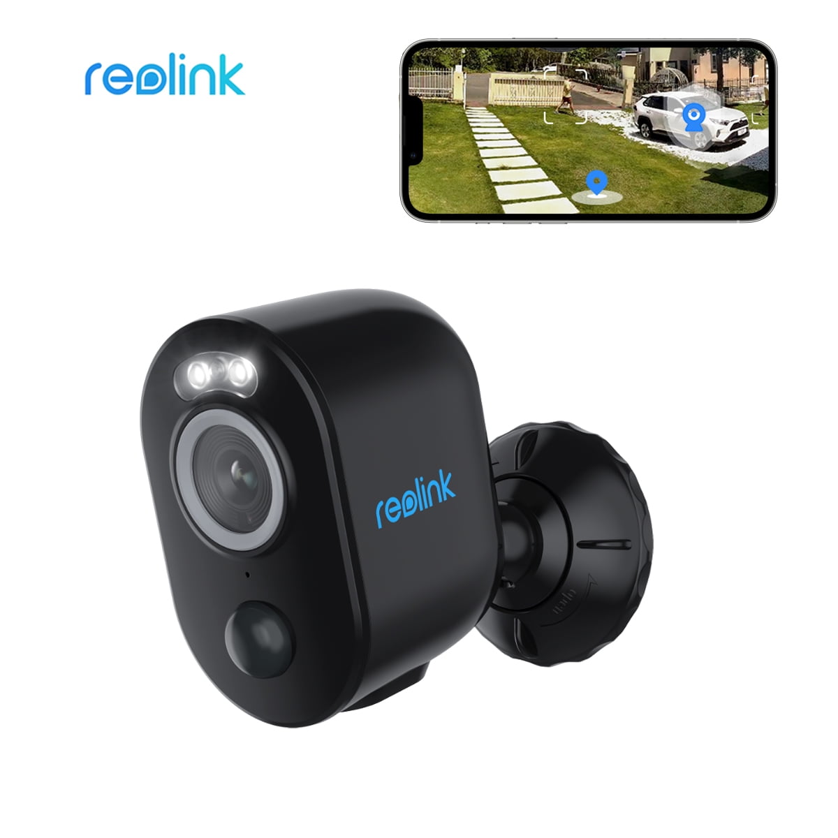 Reolink Outdoor Security Camera 2K 4MP 2.4/5GHz Dual Band WiFi, Person ...