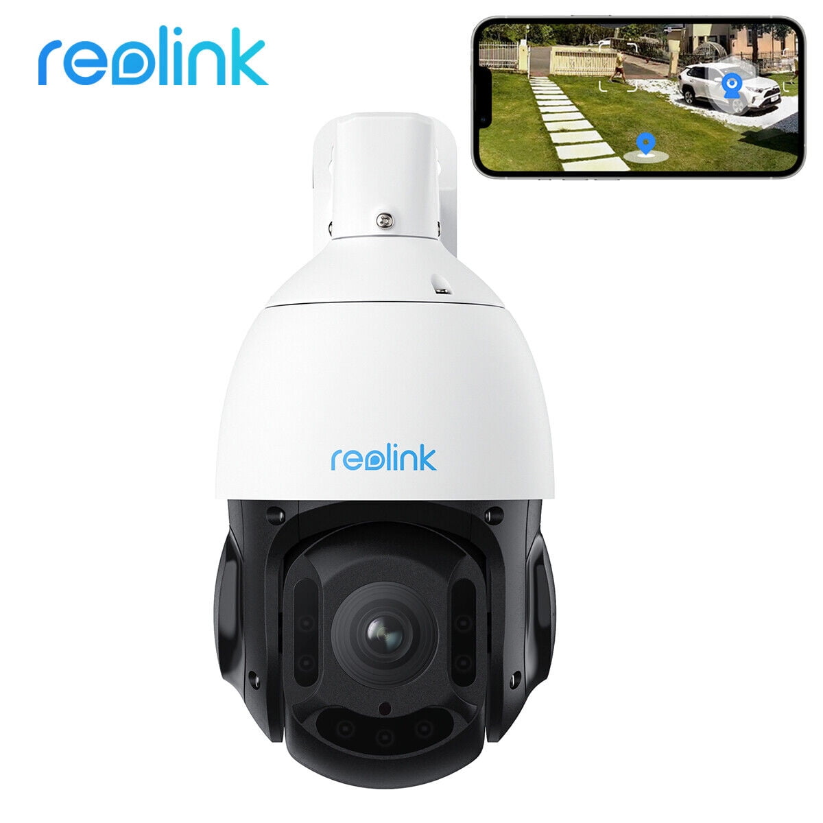 Reolink 4K PTZ Security Camera RLC-823A 16X, 360 Degree View, Outdoor ...