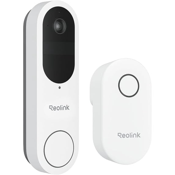 Reolink Video Doorbell 2K Dual-Band Wifi 4MP Person Vehicle Package ...