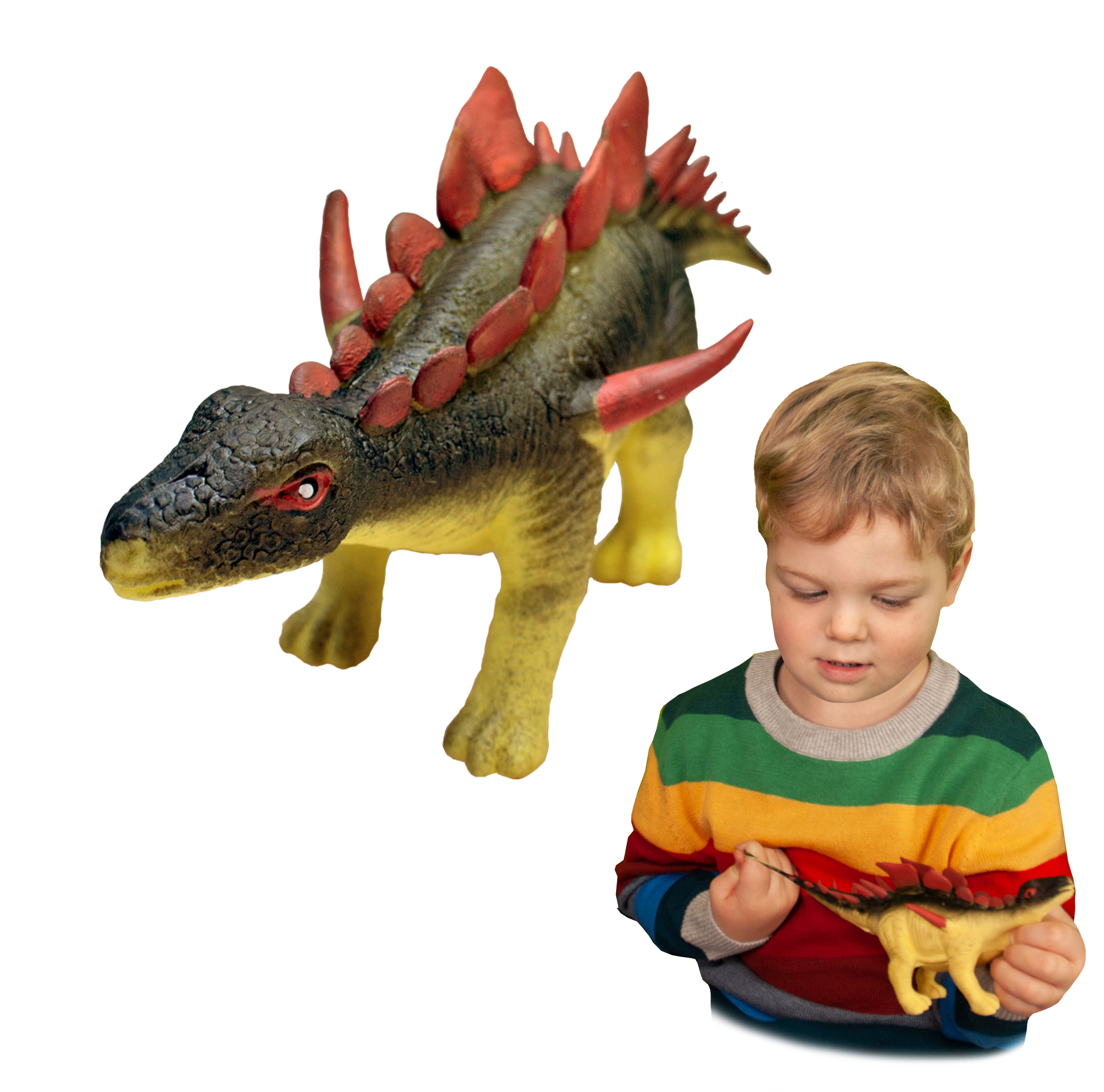 Rep Pals - Kentrosaurus, Stretchy Toy from Deluxebase. Super stretchy ...