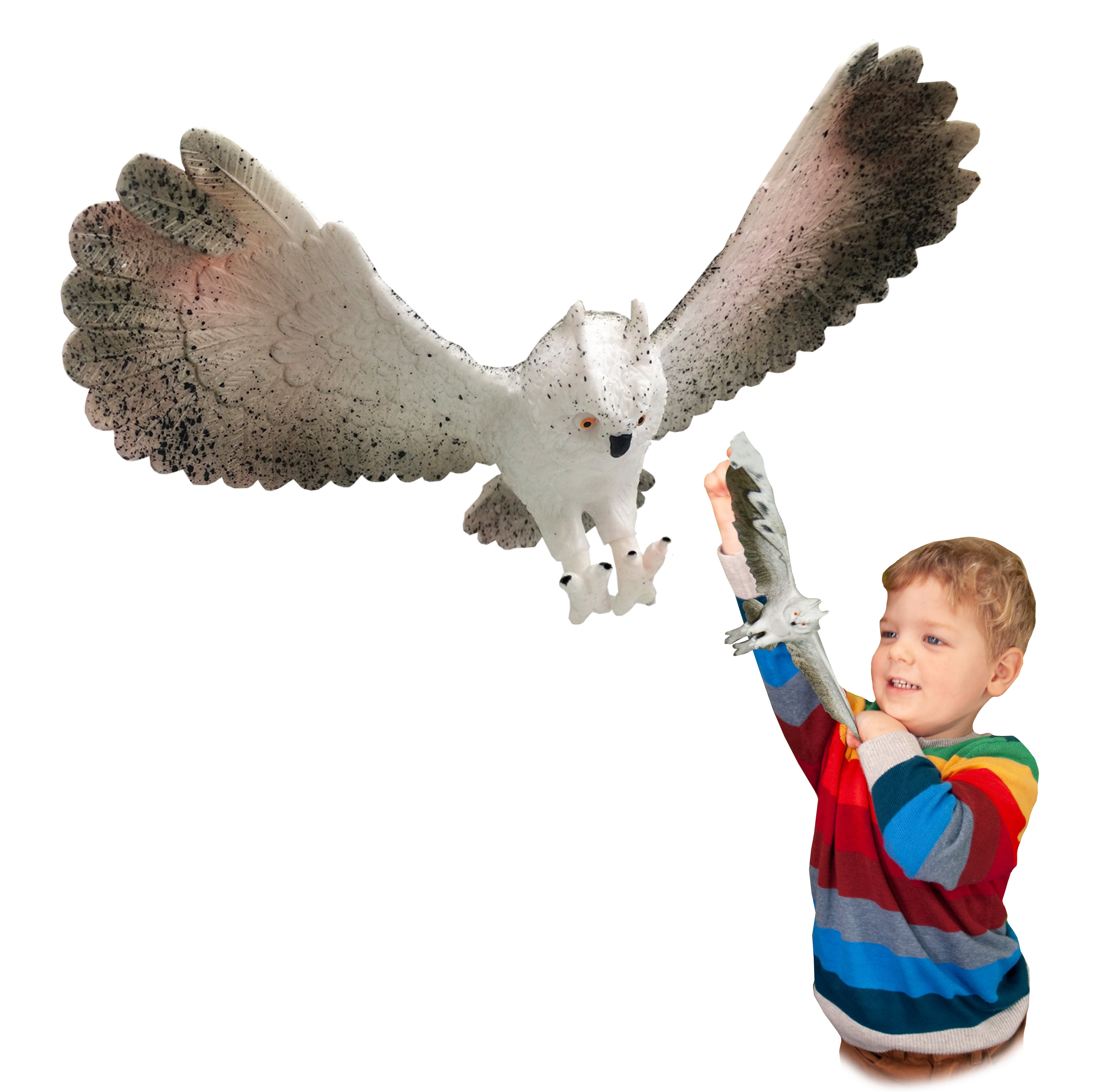 Rep Pals - Snowy Owl, Stretchy Toy from Deluxebase. Super stretchy ...