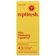 Rephresh Vaginal Gel with PH Balance and Applicators, 4ct Care Pack ...