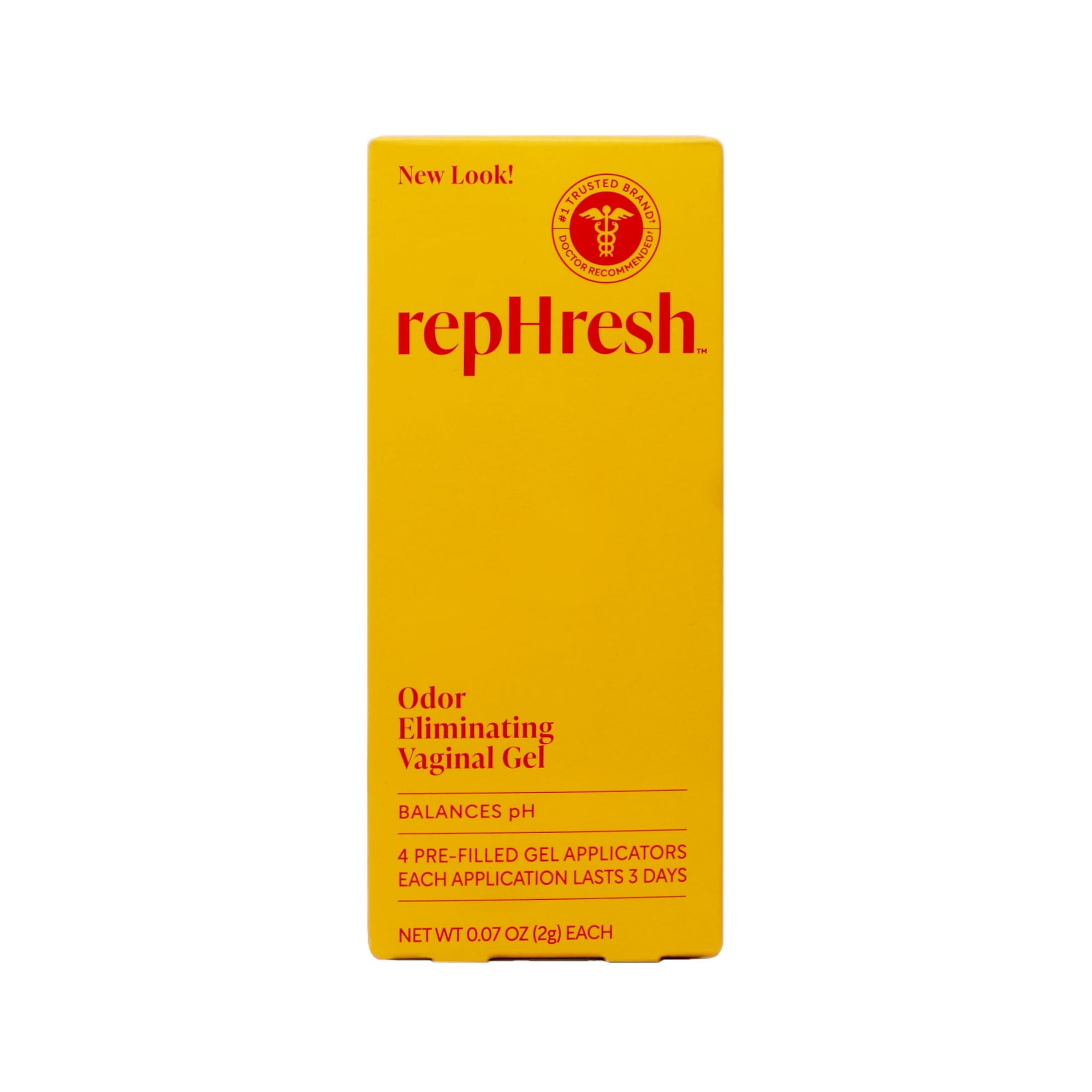 RepHresh, Vaginal Gel, 4 Count, Odor Eliminating & pH Balance - Walmart.com