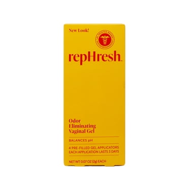Rephresh Vaginal Gel with PH Balance and Applicators, 4ct Care Pack ...