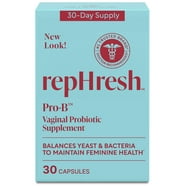 RepHresh Pro-B Probiotic Feminine Supplement, Promotes Female Health ...