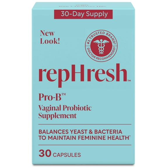 RepHresh Pro-B Probiotic Feminine Supplement, Promotes Female Health ...