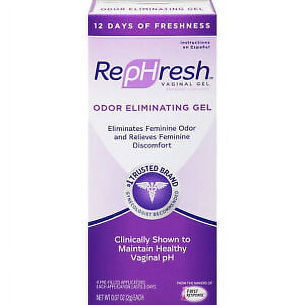 RepHresh Vaginal Gel, 0.07 oz., 4 Prefilled Applicators - Walmart.com
