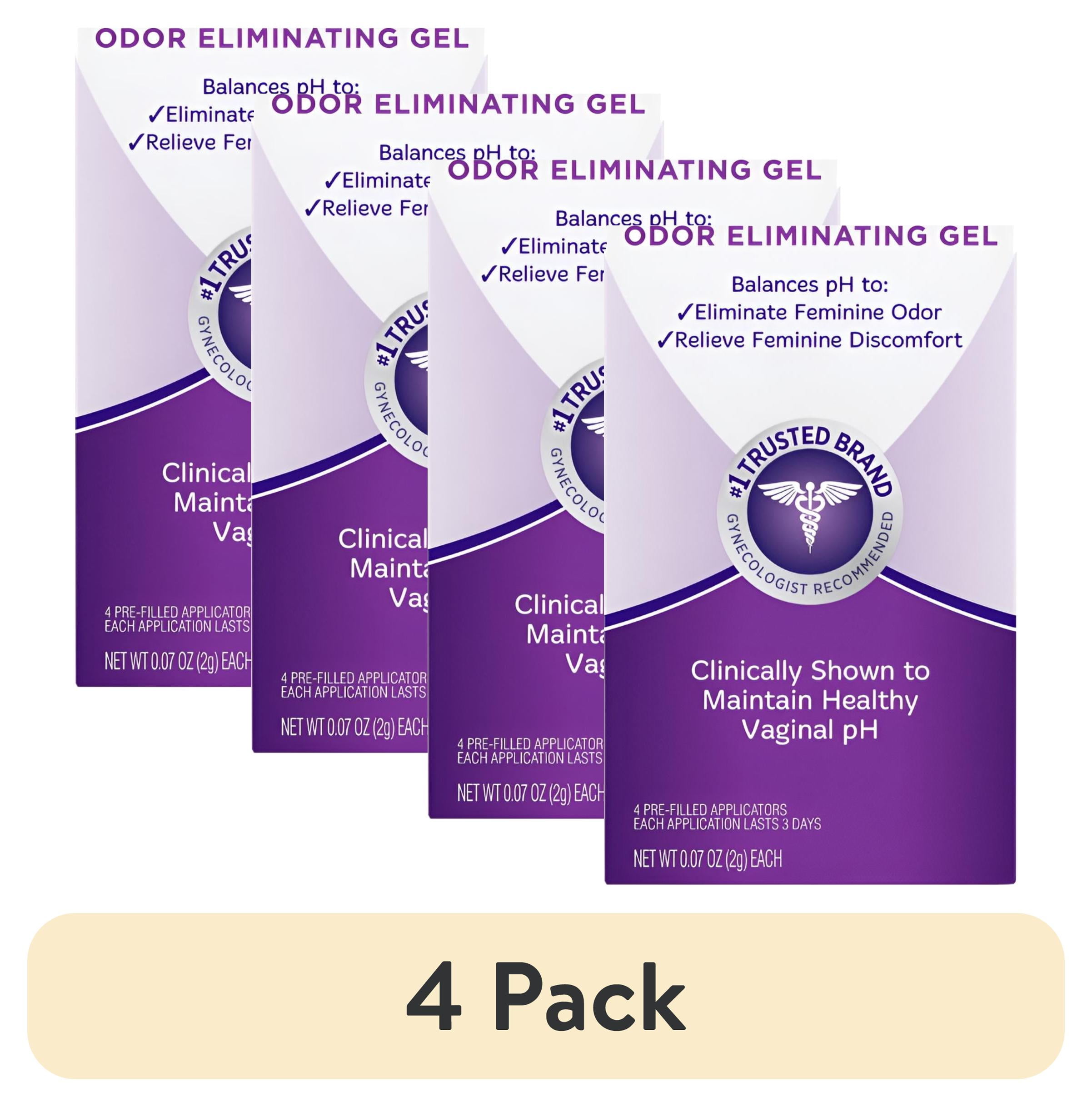 (4 pack) RepHresh Vaginal Personal Lubricant Odor Eliminating Gel, 4 Ea ...