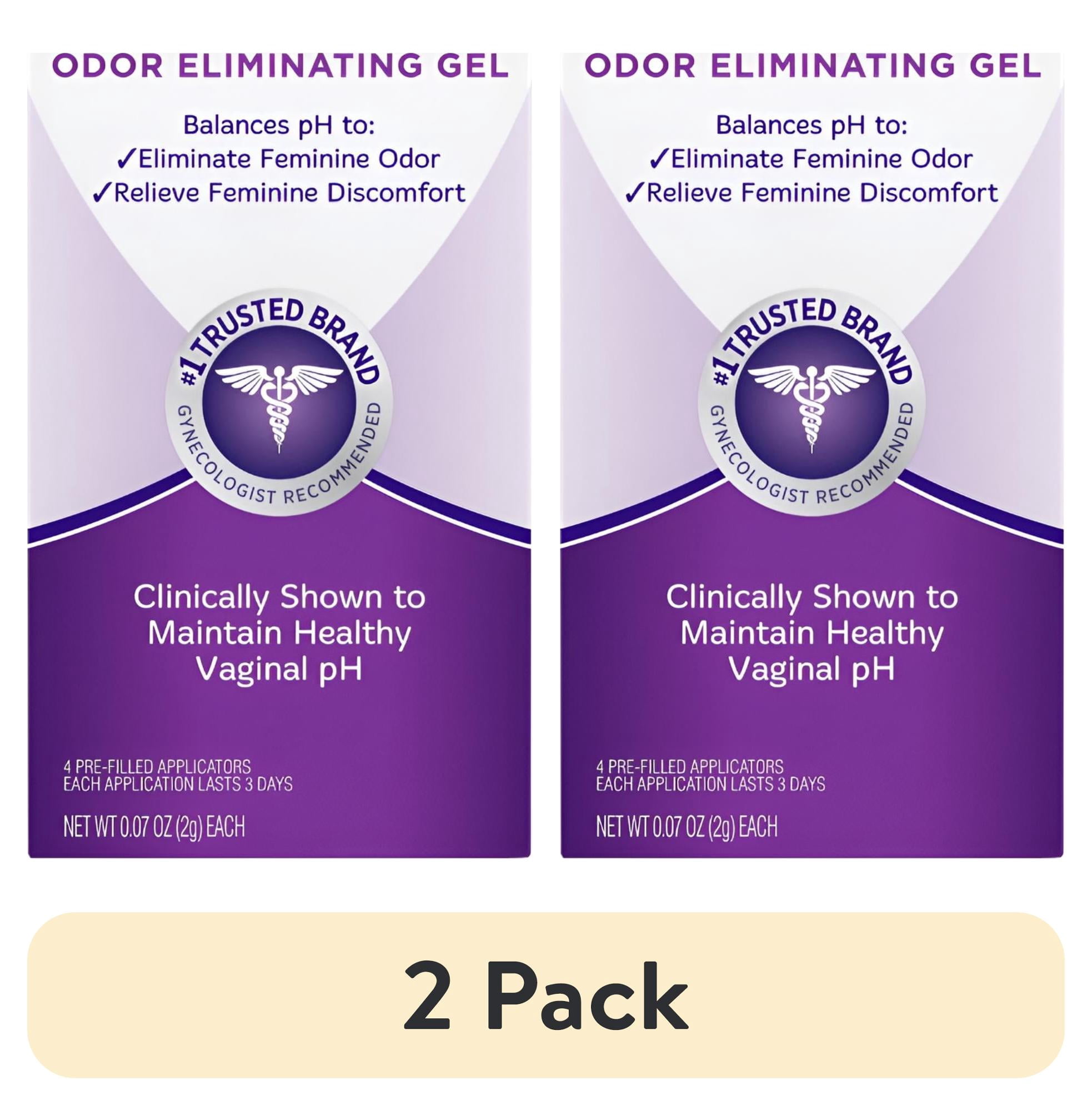 (2 pack) RepHresh Vaginal Personal Lubricant Odor Eliminating Gel, 4 Ea ...