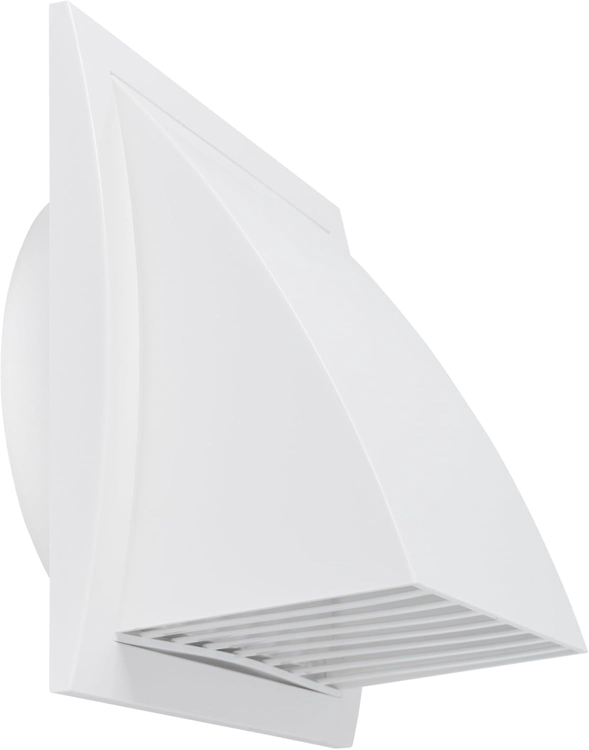 Repa Market 6” Inch White Plastic Exhaust Hood with Rain Cover ...
